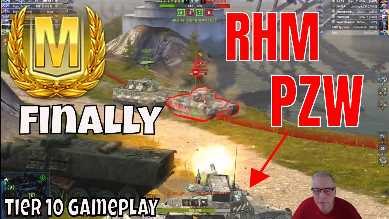 Rhm Pzw Tier 10 Ace Mastery Gameplay – Wot Blitz Ghost Factory ...