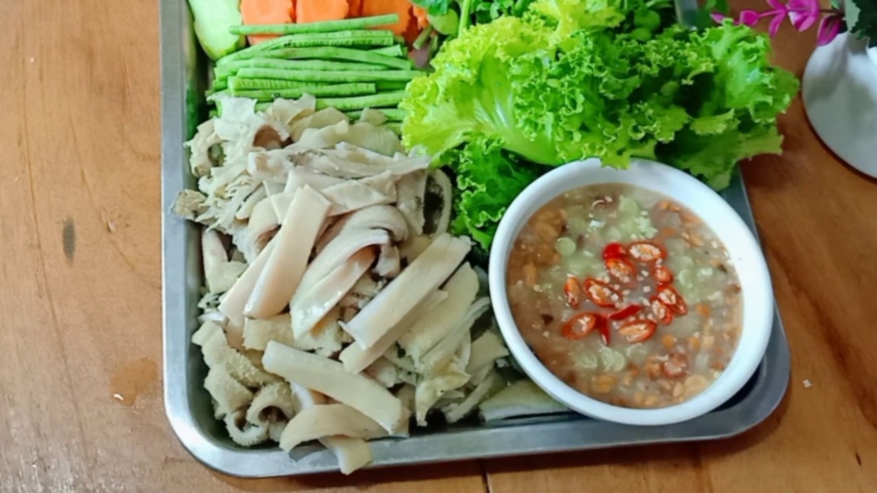 របៀបធ្វើពោះគោអោយឆ្ងាញ់|Pos Kou With Fish paste Sauce | Tasty Food ...