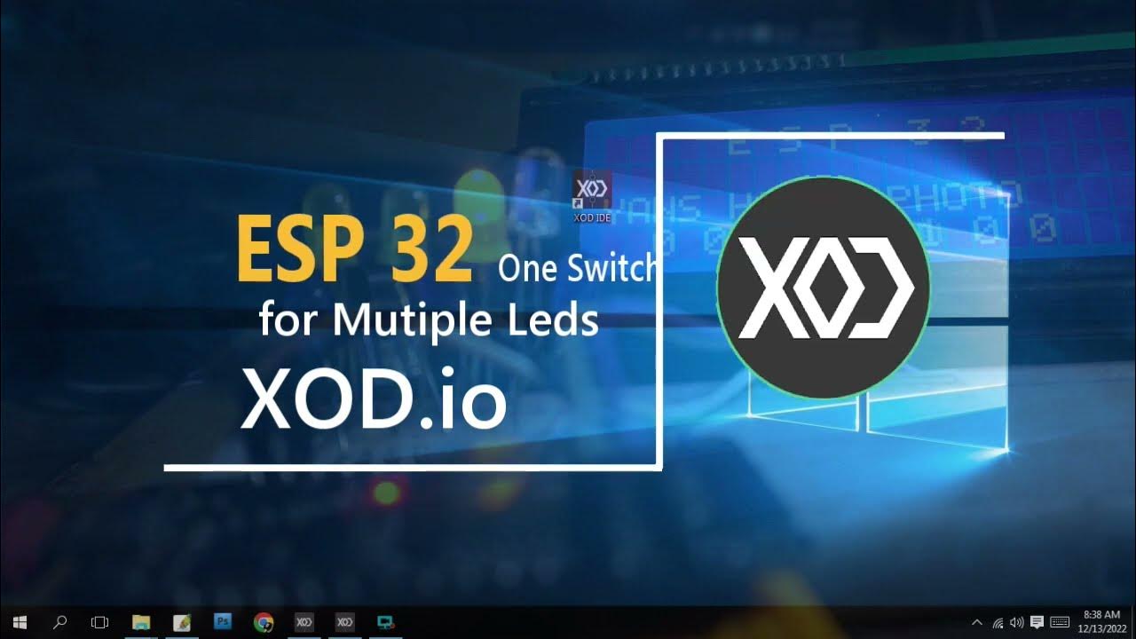 XOD | ESP 32 One Switch For Mutiple Leds with XOD.io - YouTube