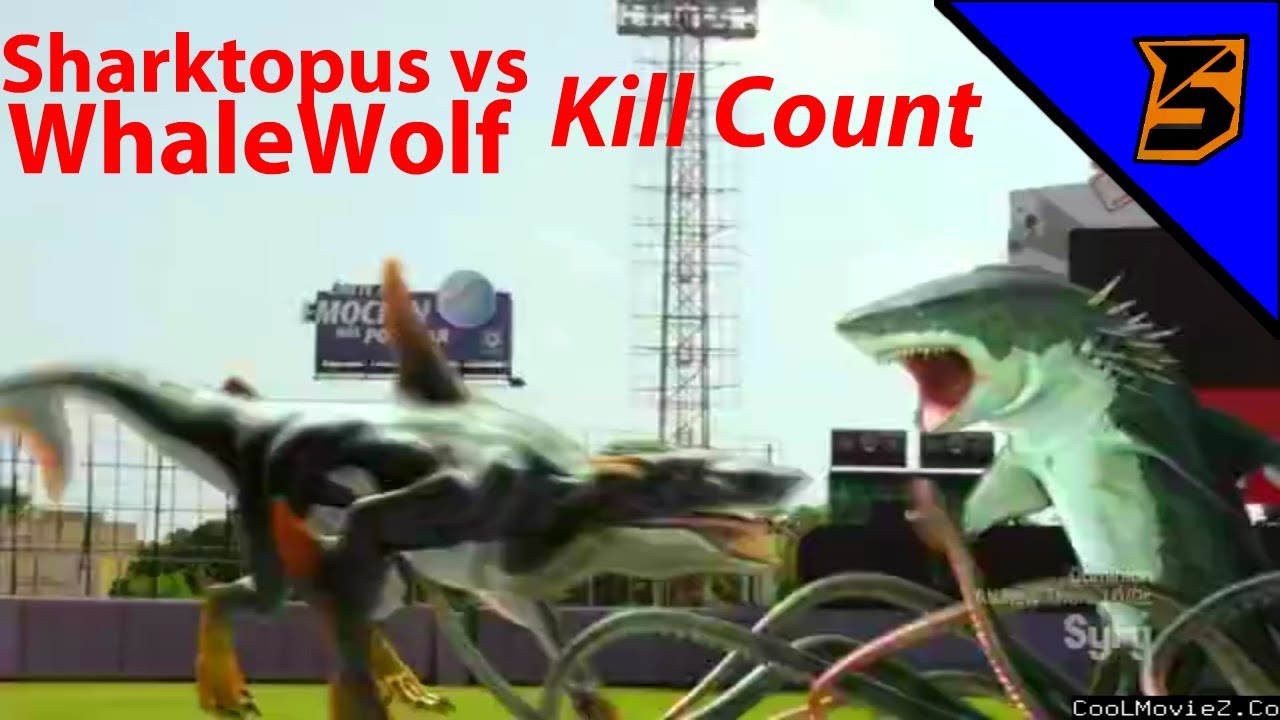 Sharktopus vs WhaleWolf-Kill Count! - YouTube