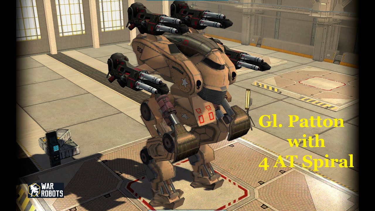 Gl. Patton with 4 SPIRALs. War Robots. - YouTube