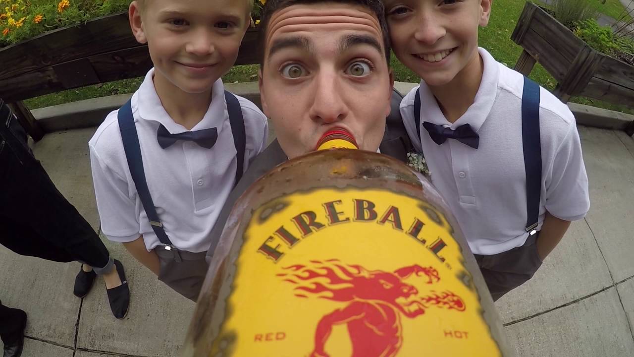 Wedding GoPro Fireball Whiskey Cam - YouTube