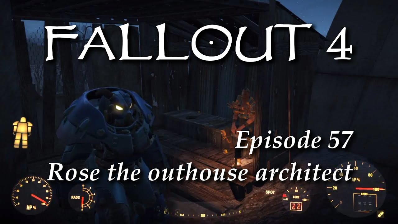 Fallout 4 ep57 Rose the outhouse architect - PS4 - YouTube