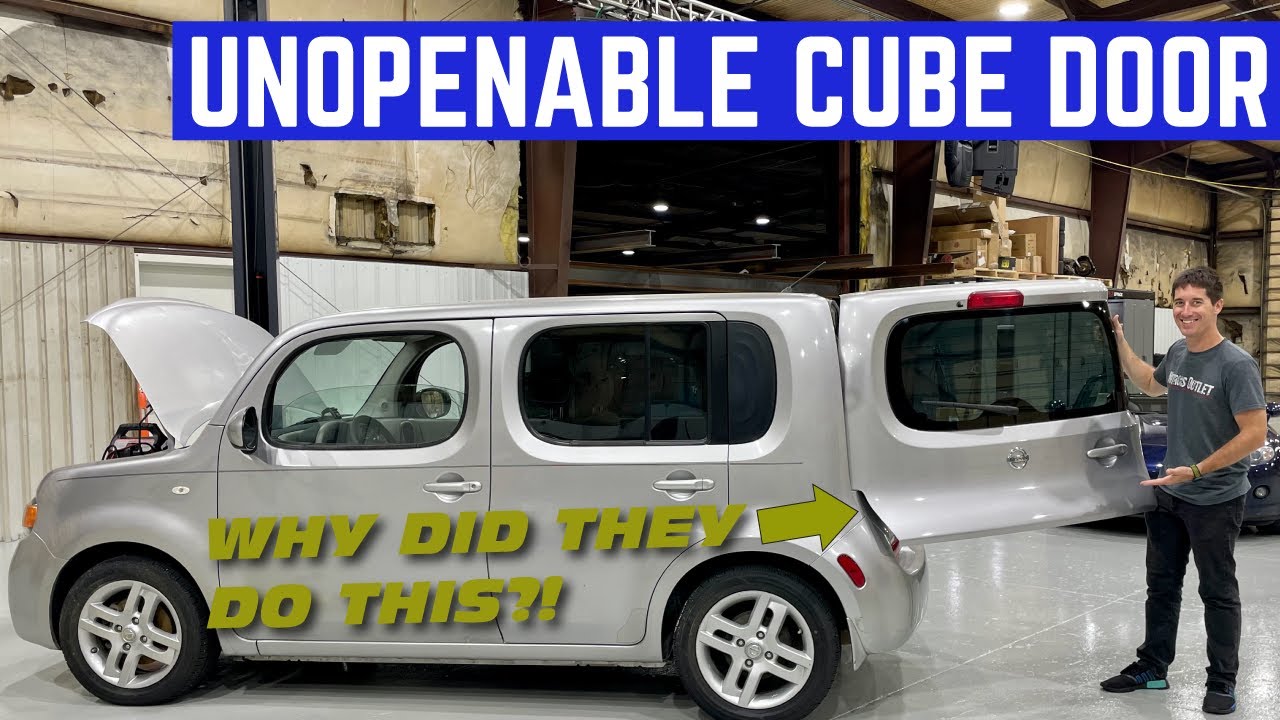 NISSAN CUBE Rear Door Latch BREAKS In The WORST Possible Way - YouTube
