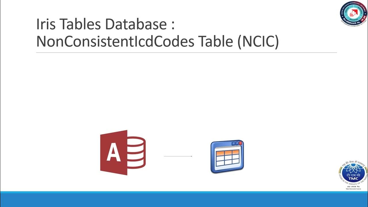Iris automated coding system video 3: All about the Iris tables database - YouTube
