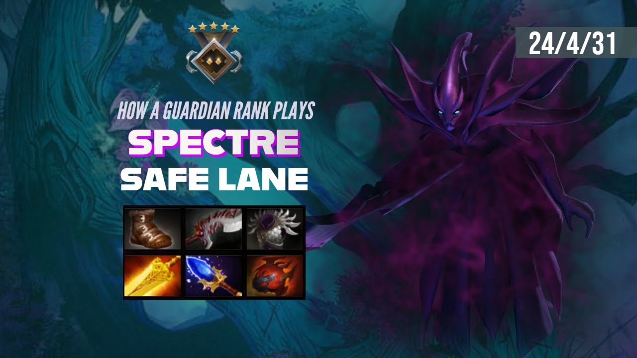 Guardian rank plays Spectre Dota 2 Gameplay - YouTube