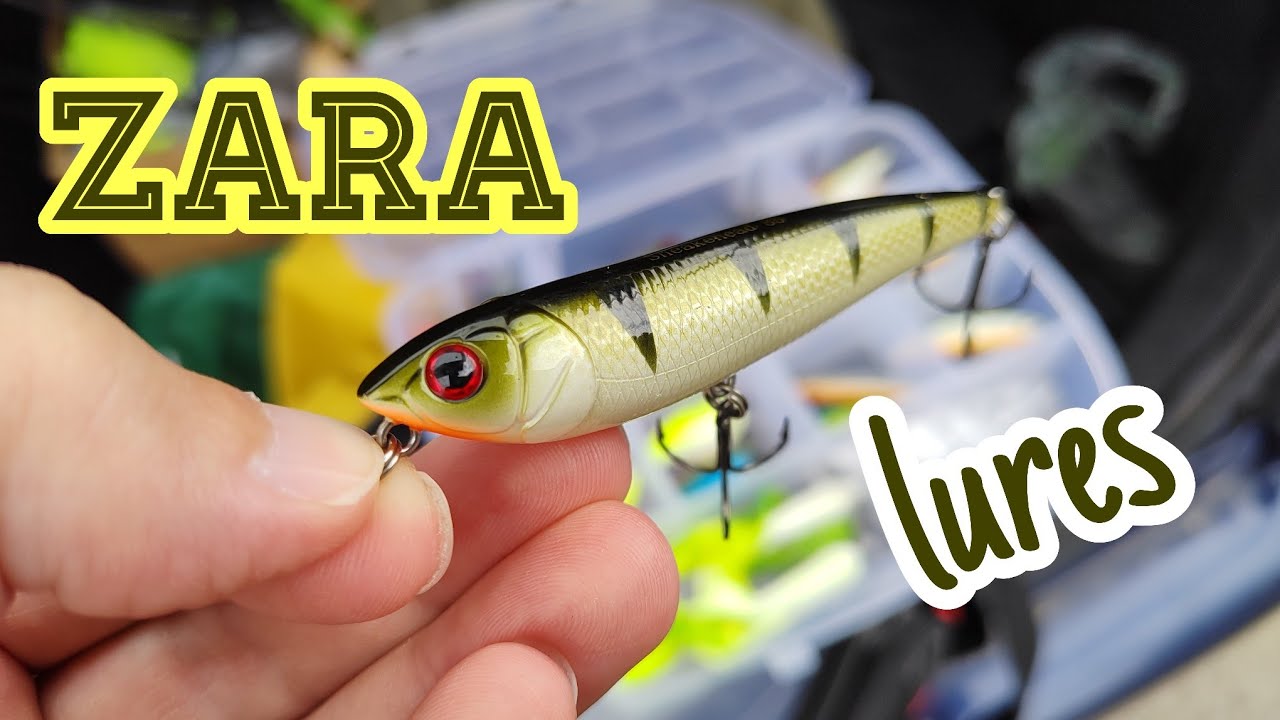 Fishing with ZARA lures - YouTube