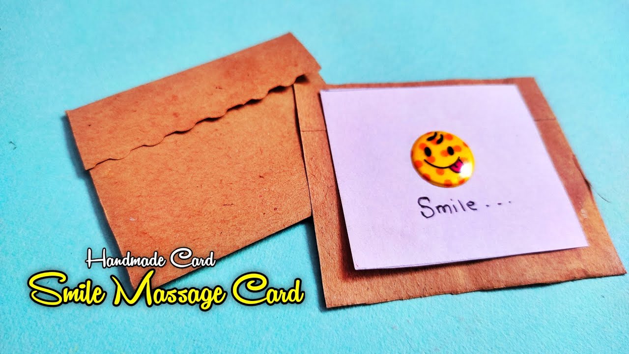 Paper Smile Card | Smile Emoji Card | Paper Mini Card | Magic Of Craft ...