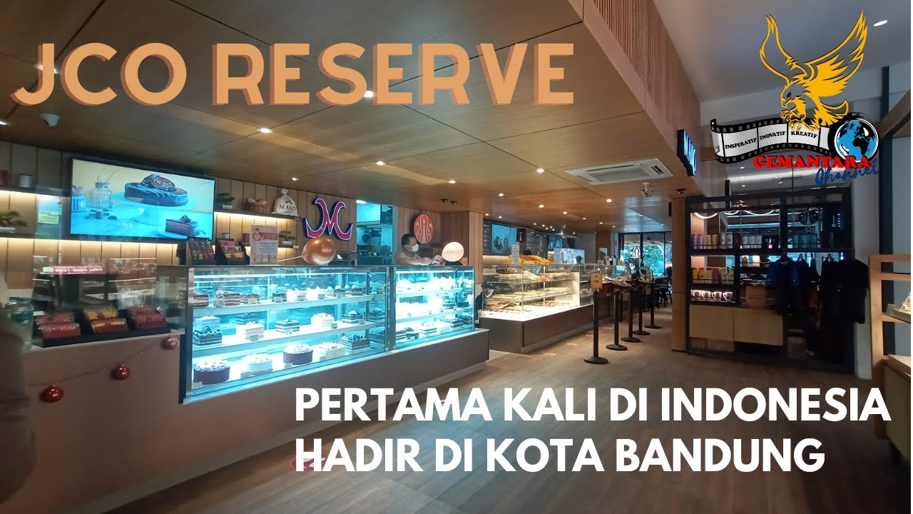 JCO RESERVE PERTAMA DI INDONESIA, HADIR DI KOTA BANDUNG - YouTube