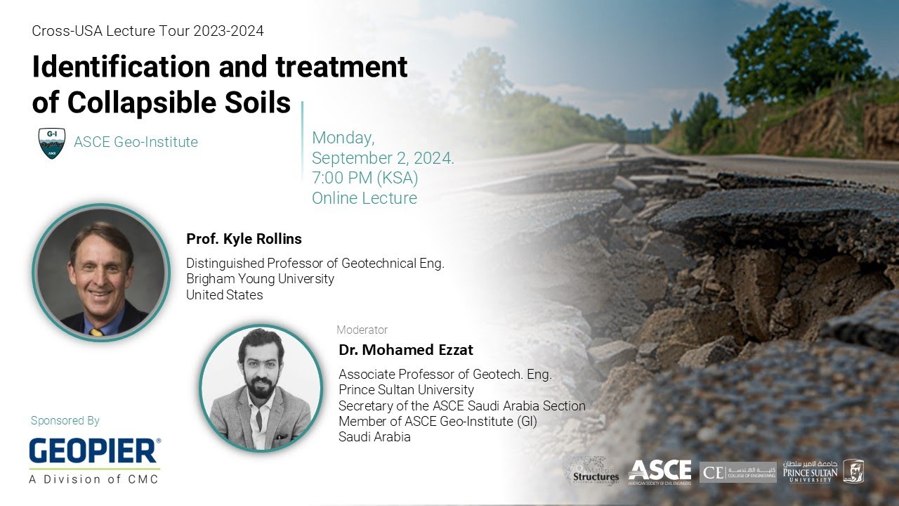 ASCE Lecture: Identification and treatment of Collapsible Soils - YouTube