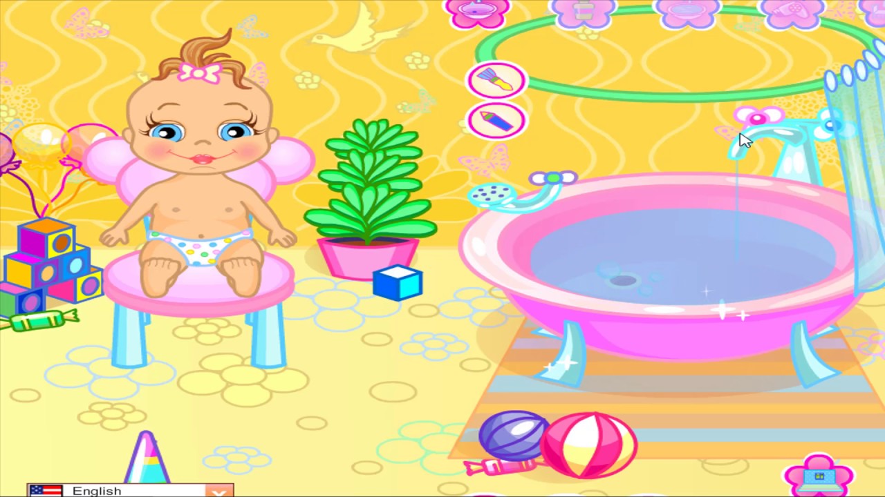 Baby Bathing Time to Sleep HD ||| Babies & Kids Game - YouTube