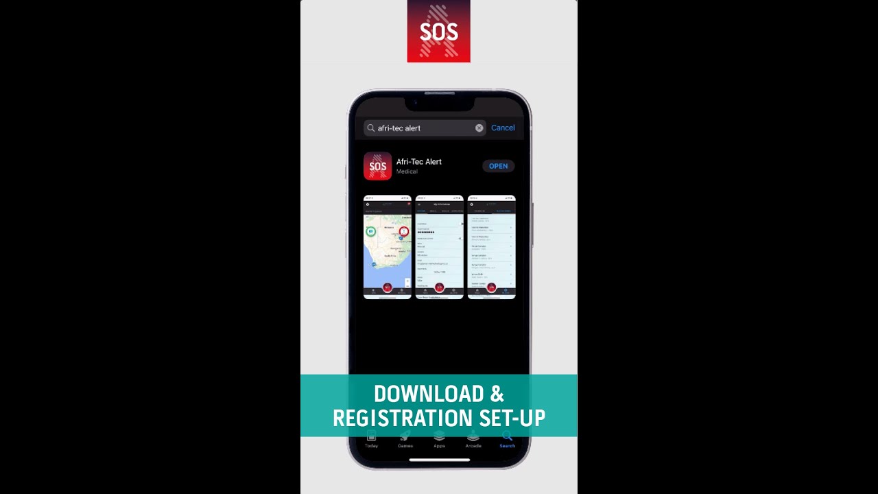 Afri Tec SOS Alert App Download, registration and set up #shorts - YouTube