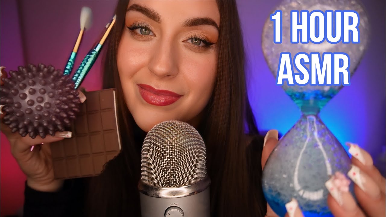 1 HOUR BACKGROUND ASMR for Relaxing, Studying, Sleeping | No Talking Triggers for Tingles ...