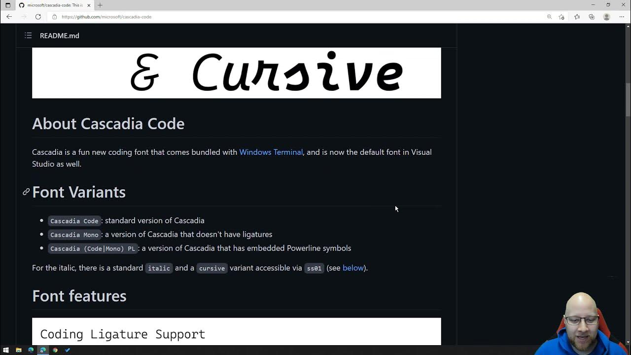 Installing Cascadia Code - YouTube