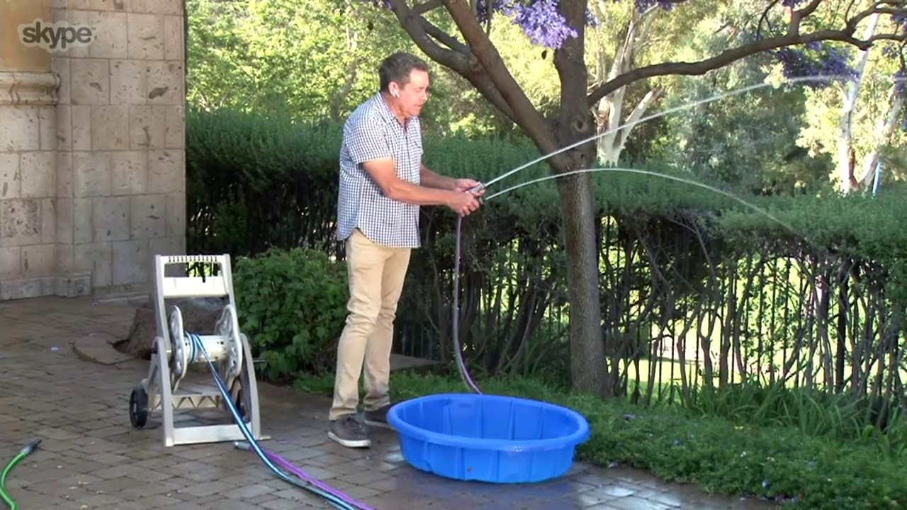 Bernini 50' Heavy-Duty Hydrohose_with Nozzle on QVC - YouTube