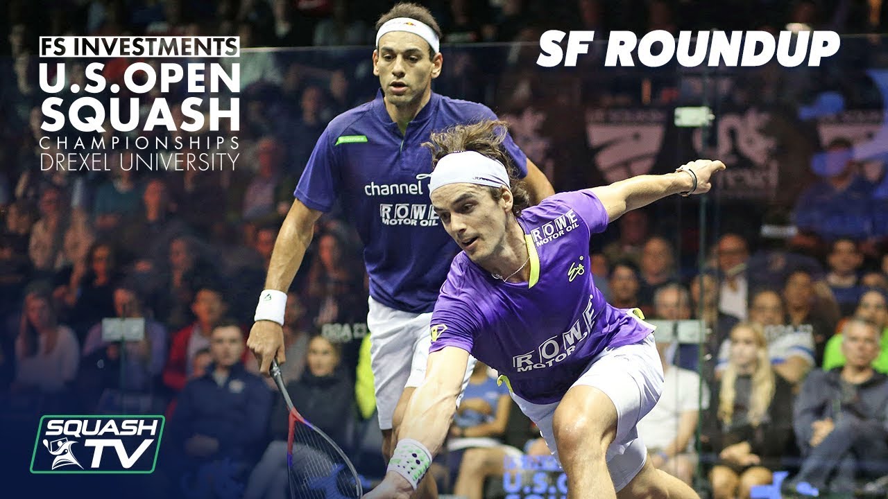 Squash: Men's Semi-Final Roundup - US Open 2018 - YouTube