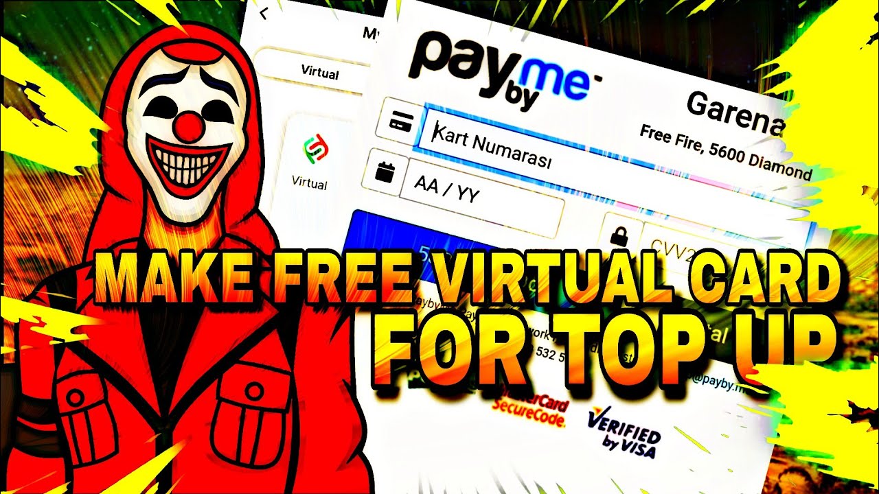 FREE FIRE NEW TOP UP WEBSITE!! - MAKE VIRTUAL CARD IN 2 MINS - YouTube
