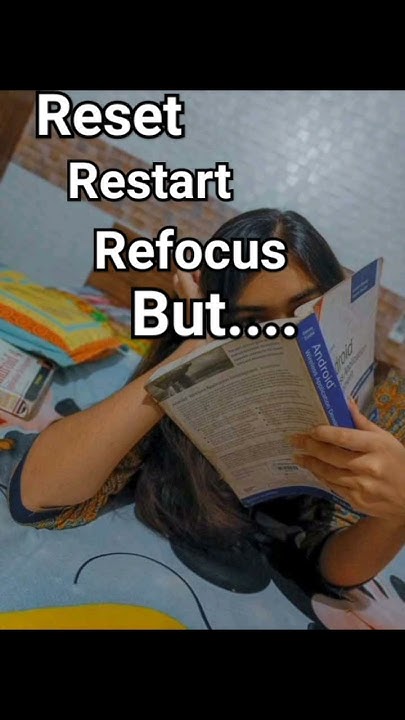 Reset Restart Refocus 📚 Never Give Up On Your Dreams 💫🩺🥼⚕️