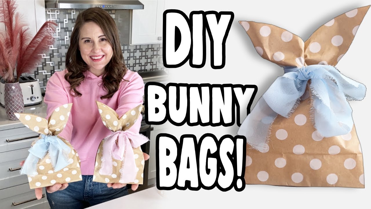 DIY Bunny Treat Bags: Adorable Easter Crafts for All Ages! - YouTube