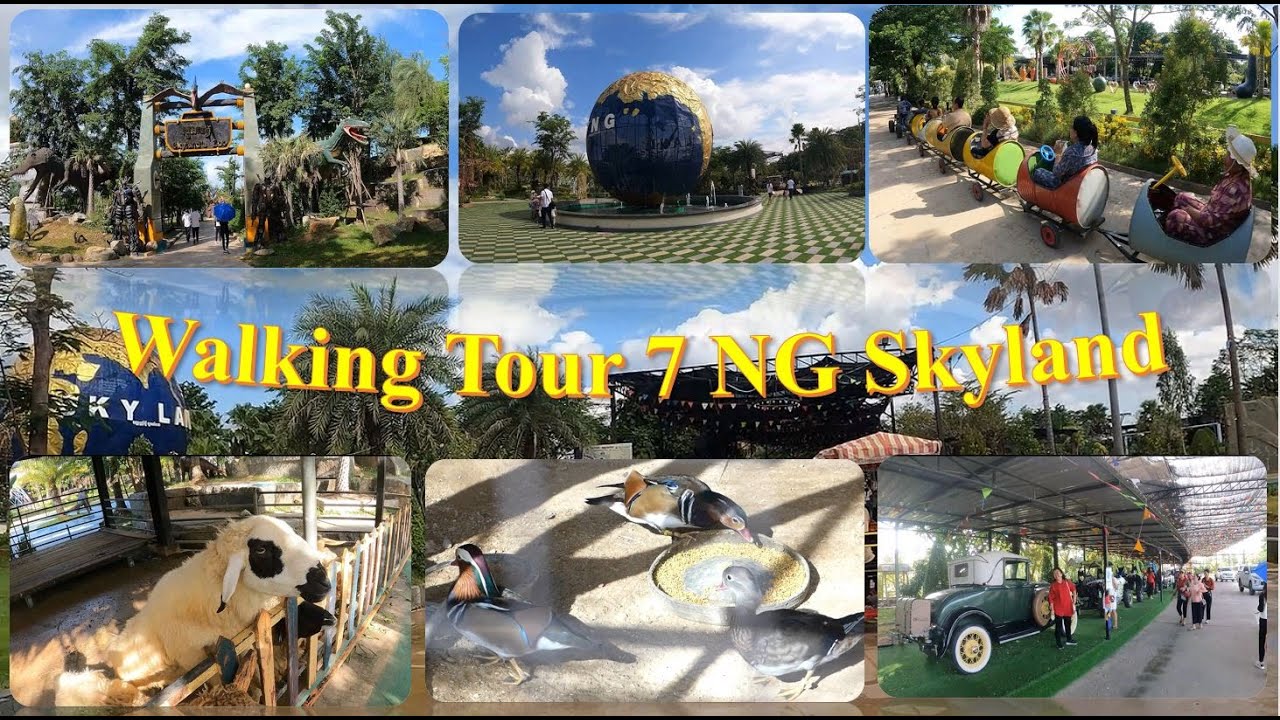 Relax Walking Tour 7NG Sky Land in Phnom Penh City | Cambodia - YouTube