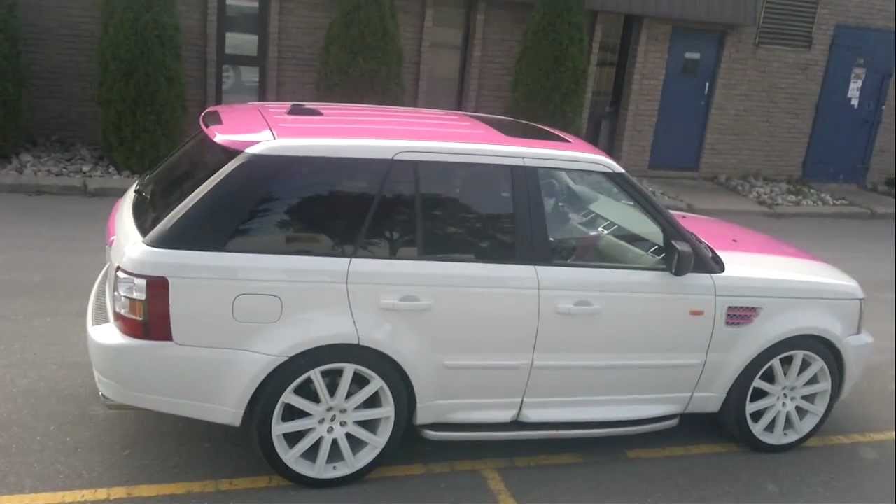 Range Rover Sport | Gloss Pink Wrap | restyleit.ca - YouTube