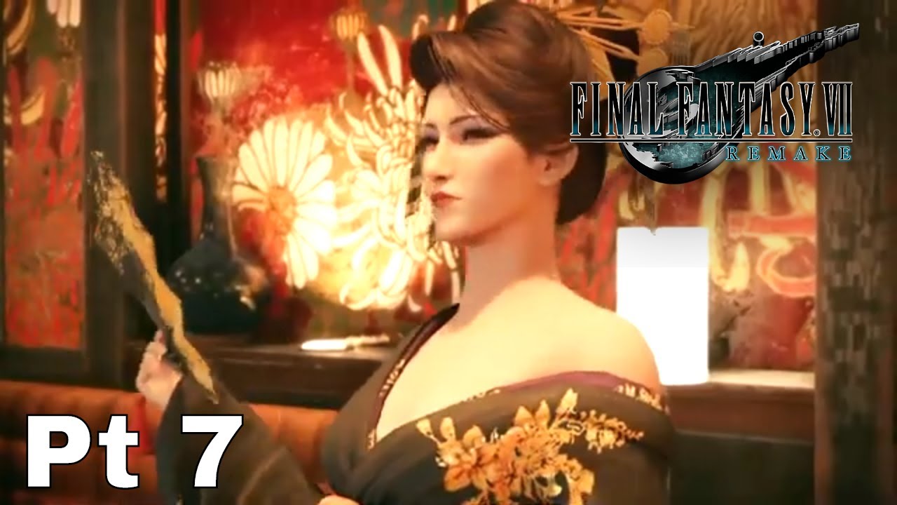 Final Fantasy VII remake - An intense... hand massage - YouTube