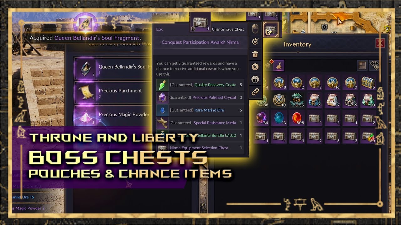 Opening 300+ chests and pouches - YouTube