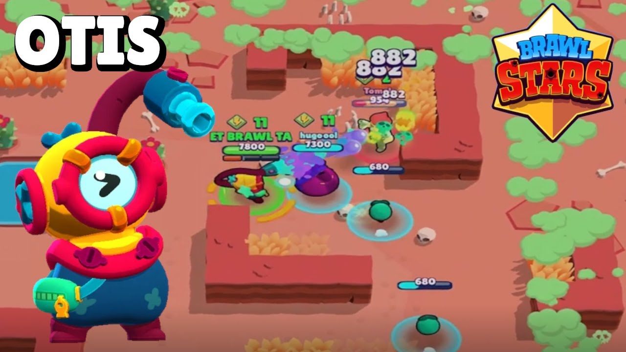 Brawl Stars Character Gameplay - Otis - YouTube