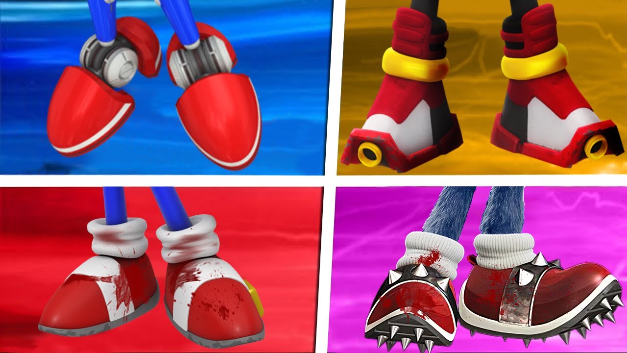Sonic The Hedgehog Movie Choose Your Favourite Shoes (Metal Sonic ...