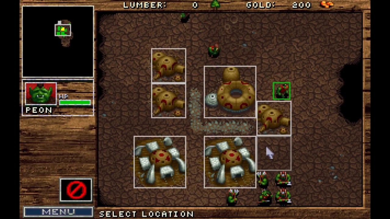 Warcraft 1: Orcs & Humans Full Walkthrough Orc Chapter 2 - YouTube