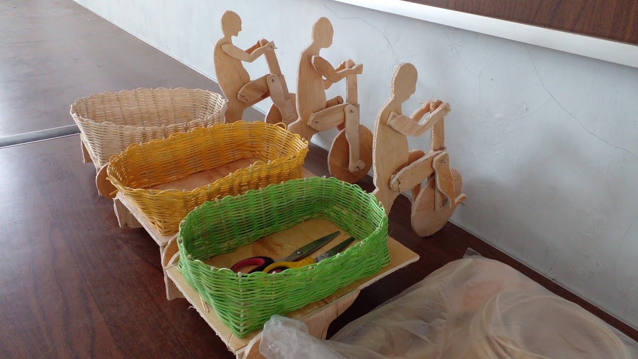 BUAT MAINAN TRADISIONAL ( dipadukan dgn anyaman ) untuk lomba flssn ...