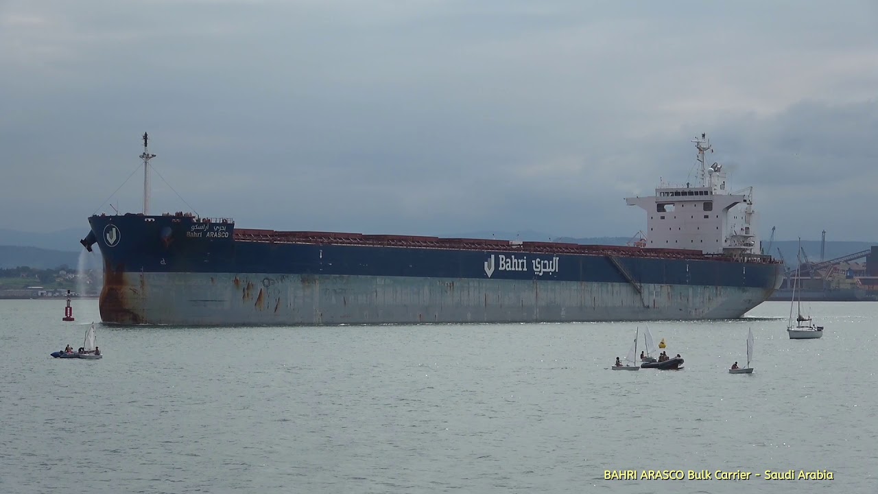 BAHRI ARASCO Departure from the Port of Santander (ES) to San Lorenzo ...