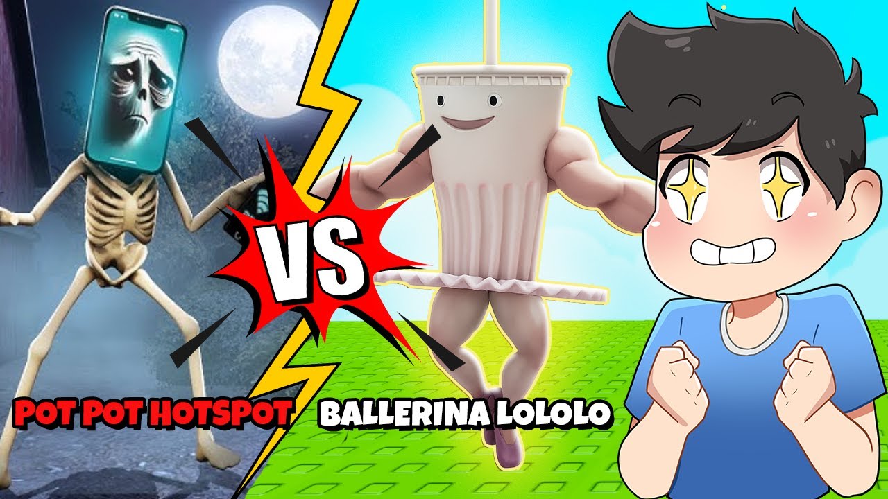 Brainrot Noob vs Pot Pot Hotspot | Roblox | Brainrot Evolution - YouTube