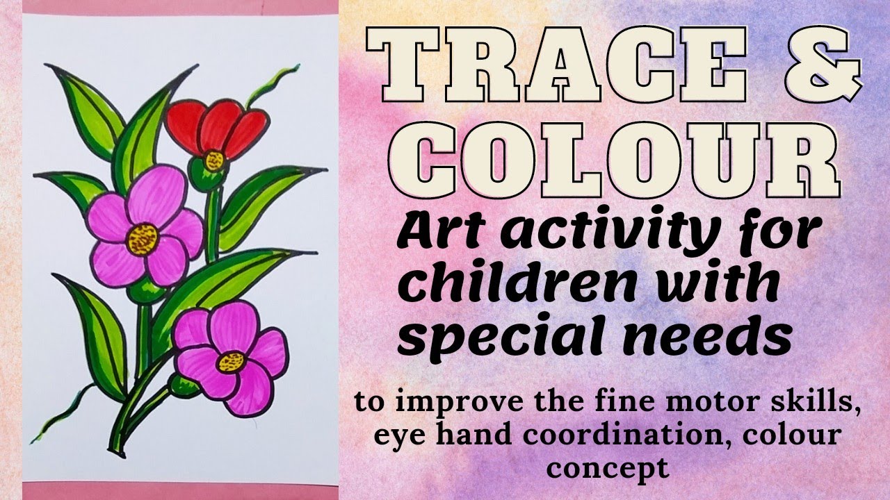 Activity for children with special needs.How to transfer image with ...