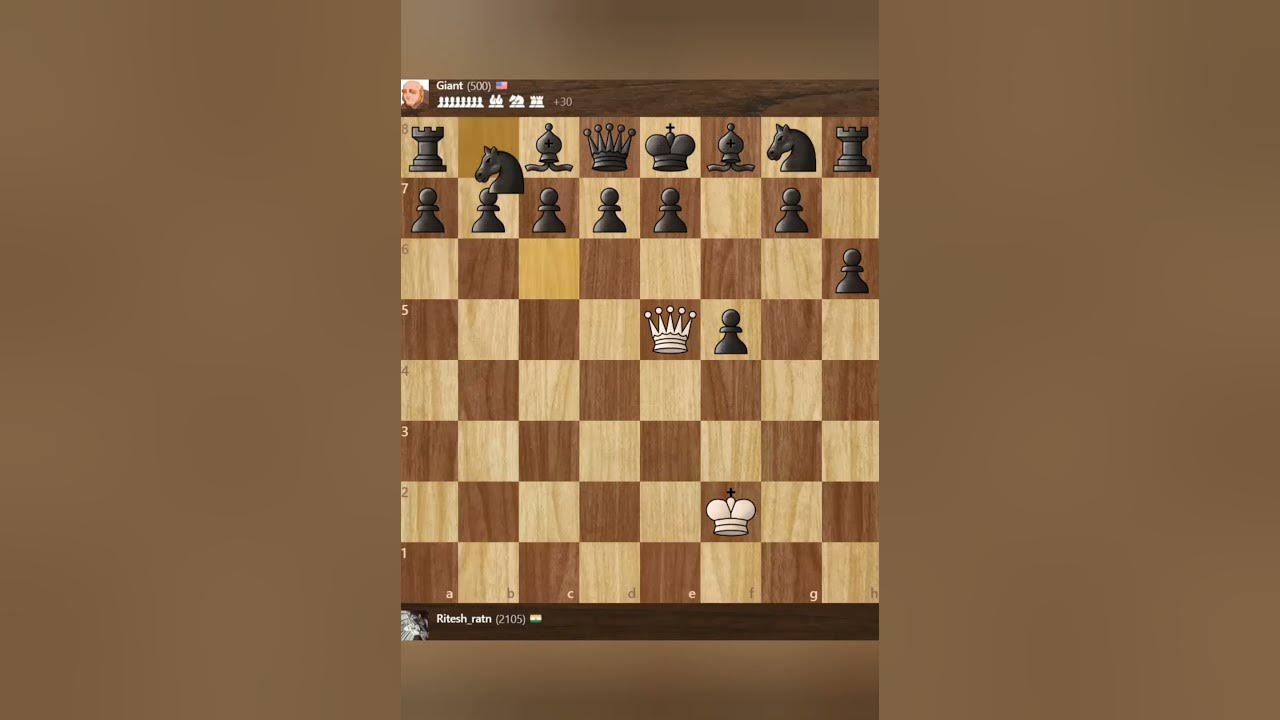 I DEFEATED chess.com bot Giant in just 7 moves with only a Queen #chess #chessgame - YouTube