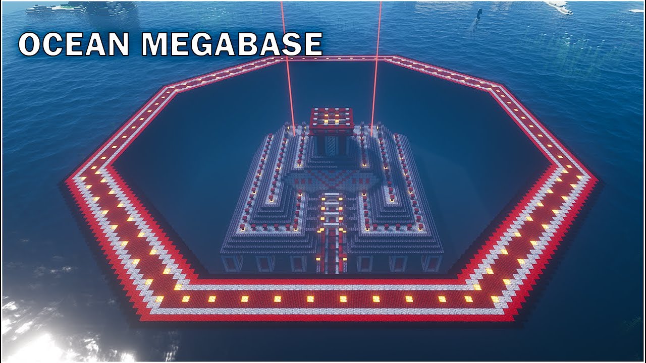 Minecraft Ocean Monument Mega Base! - YouTube
