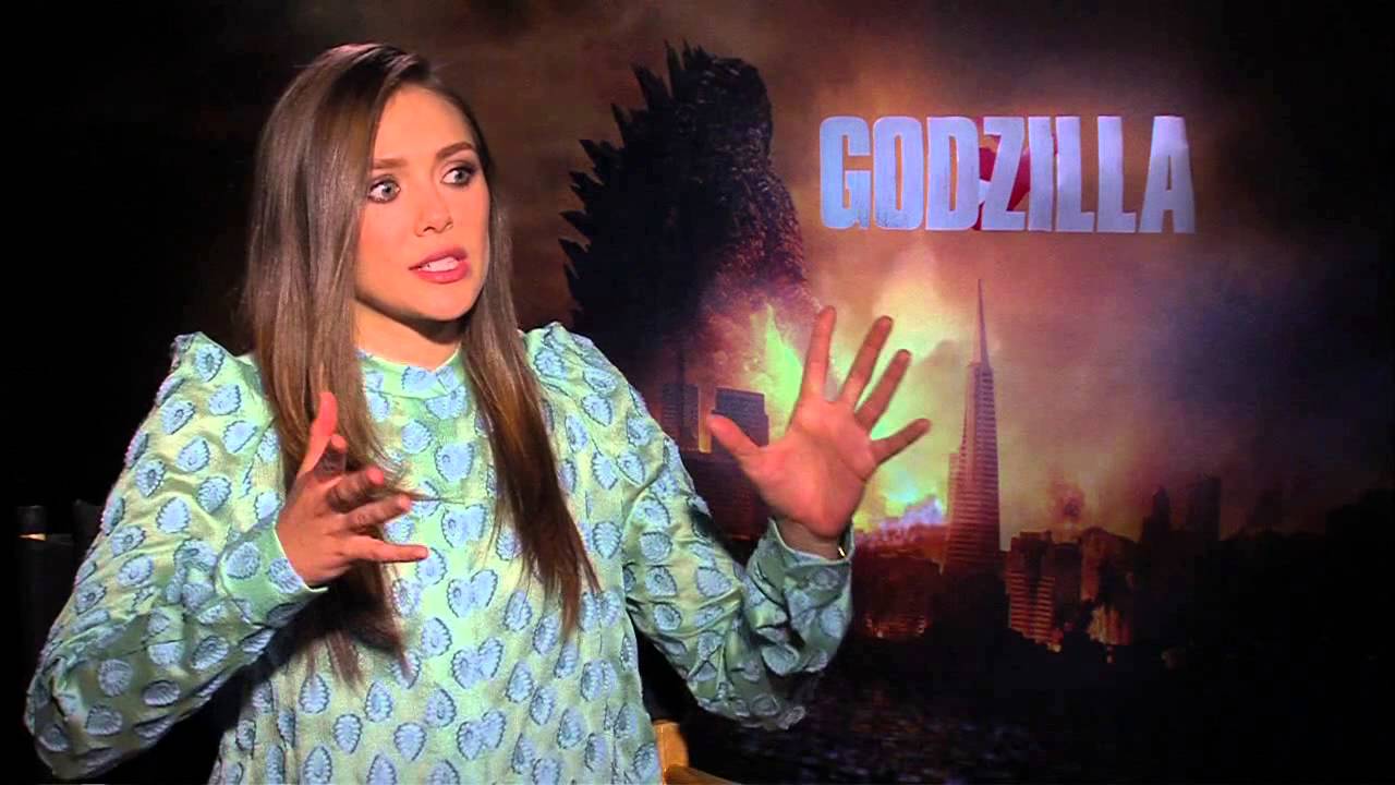 Godzilla: Elizabeth Olsen Exclusive Interview | ScreenSlam - YouTube