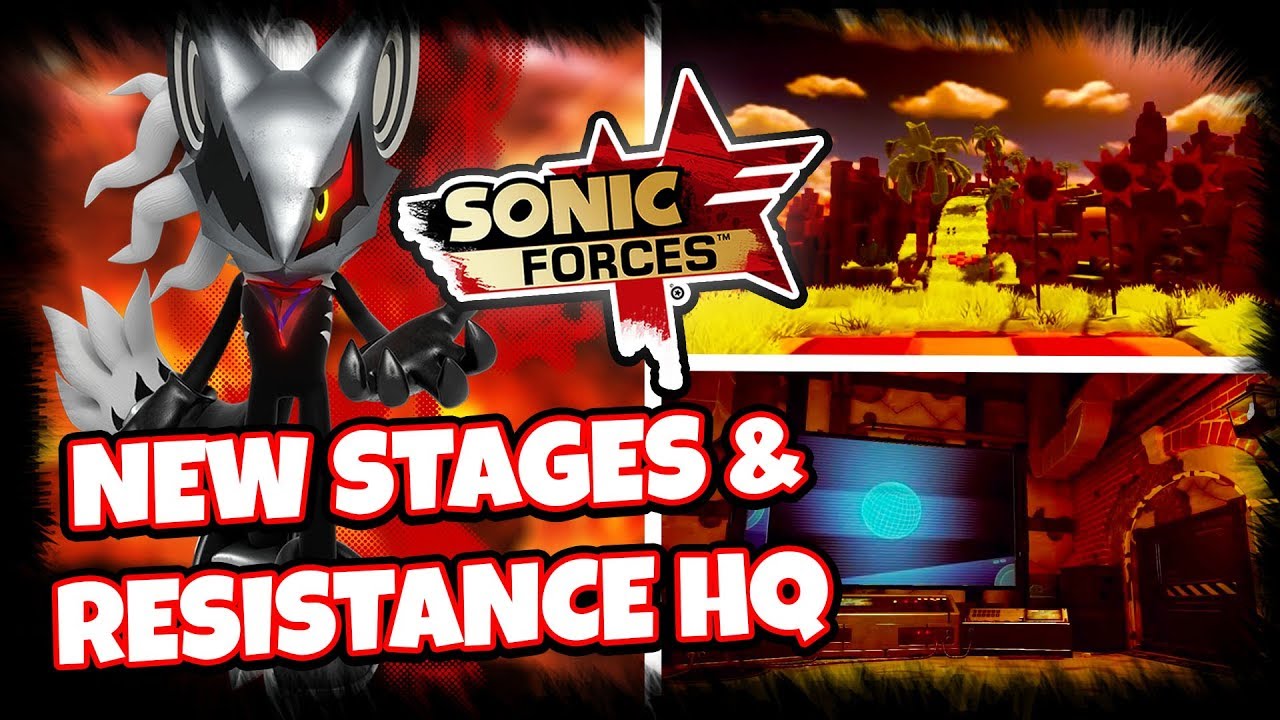 SONIC FORCES NEWS - NEW STAGES & RESISTANCE BASE REVEALED - YouTube