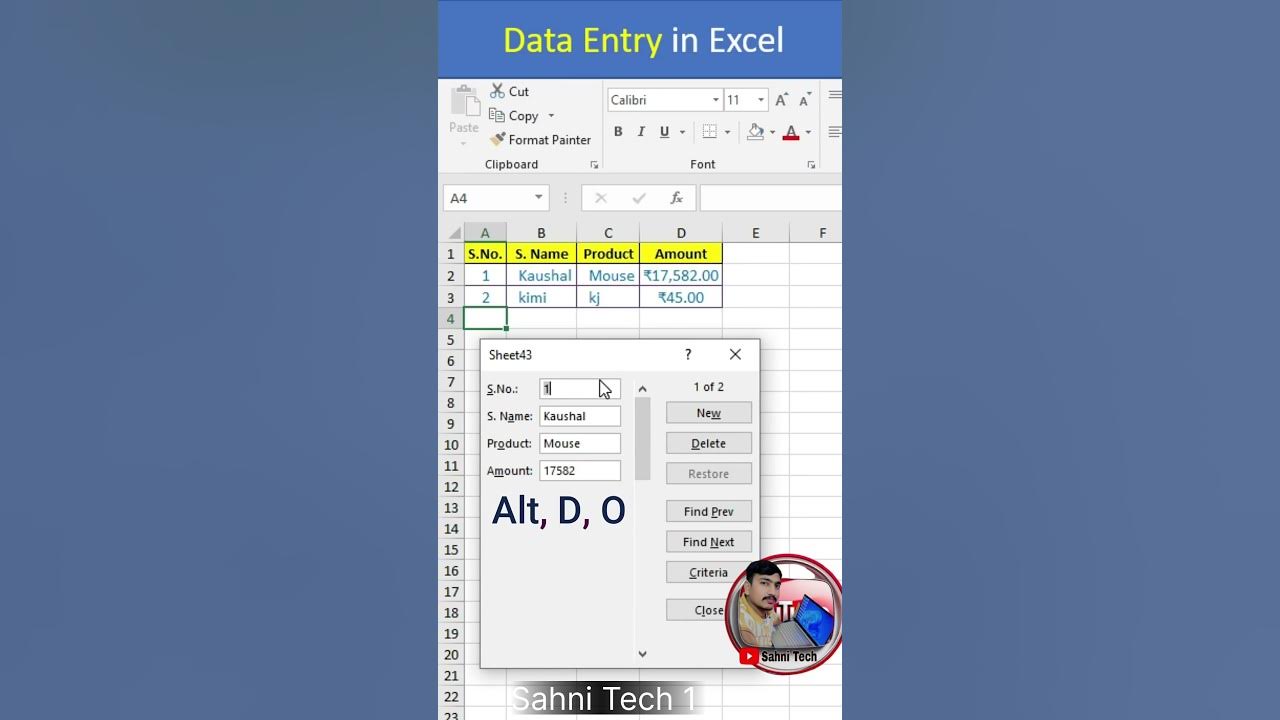 Excel Job Interview Questions Data Entry in Excel #excel #microsoftexcel #excel #exceltutorial ...