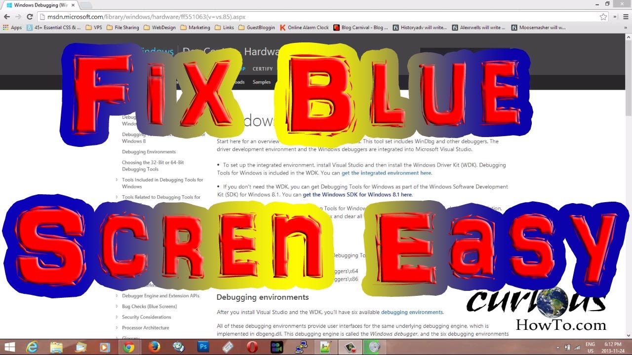 Blue Screen Of Death Fix - View Dump File 2013 - YouTube