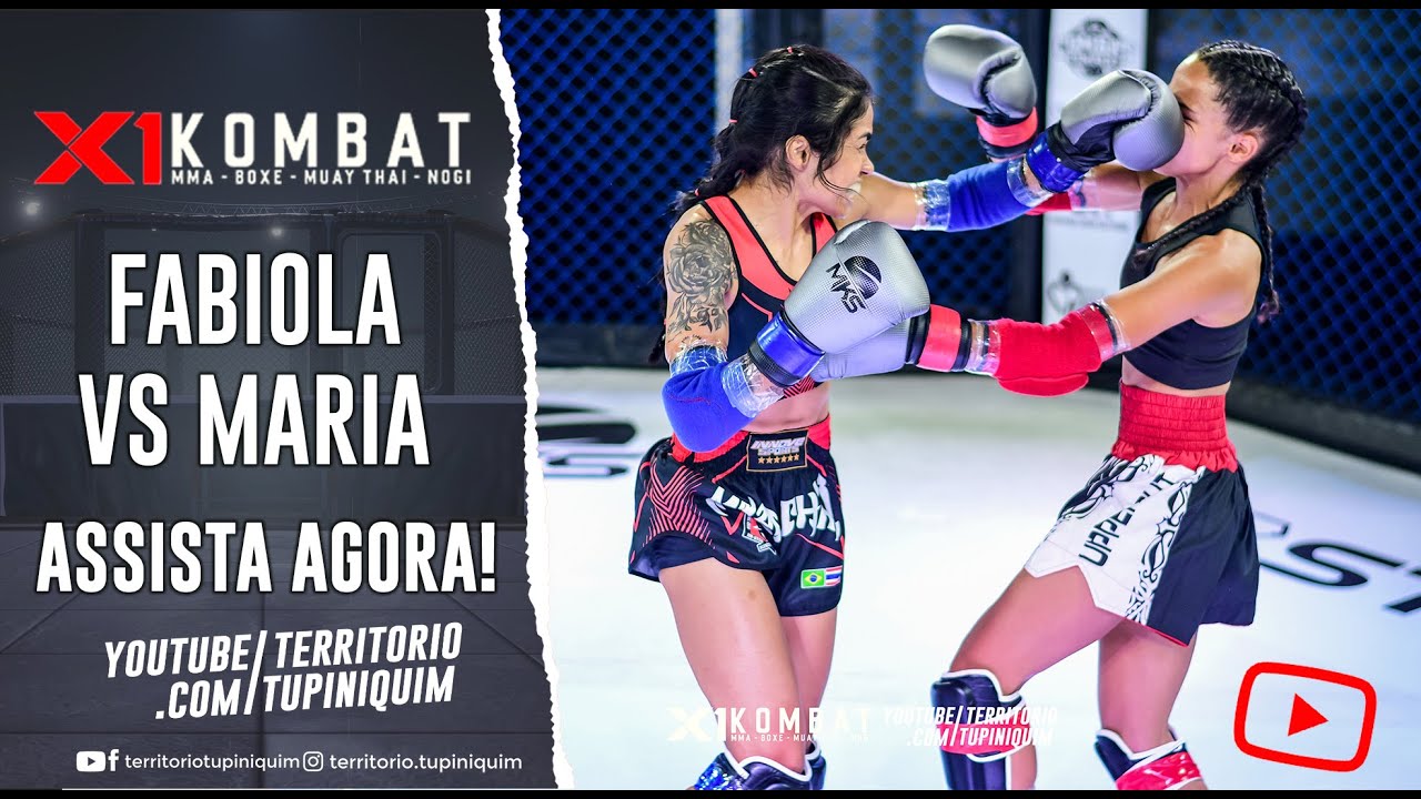 Maria Eduarda vs Fabiola - X1 Kombat 9 - YouTube