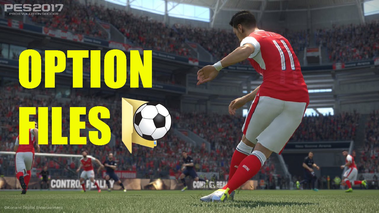 Tudo sobre OPTION FILES no PES 2017 - YouTube