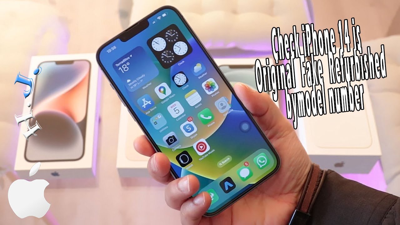 Check iPhone 14 is Original / Fake / Refurbished by model number - YouTube
