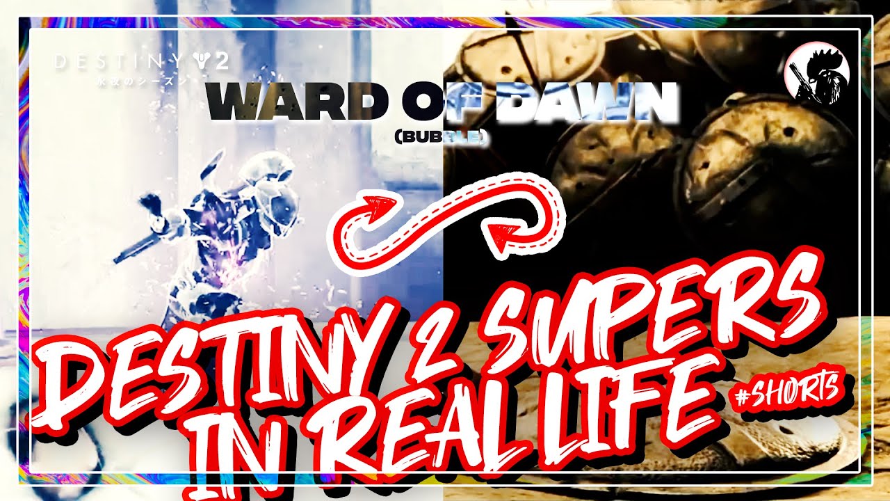 DESTINY SUPERS IN REAL LIFE - BUBBLE TITAN || DESTINY 2 SEASON OF THE ...