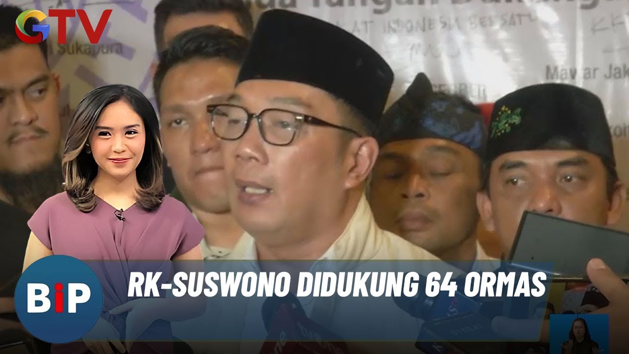 Menuju Pilkada 2024, RK-Suswono Didukung 64 Ormas dan Relawan - BIP 28/ ...