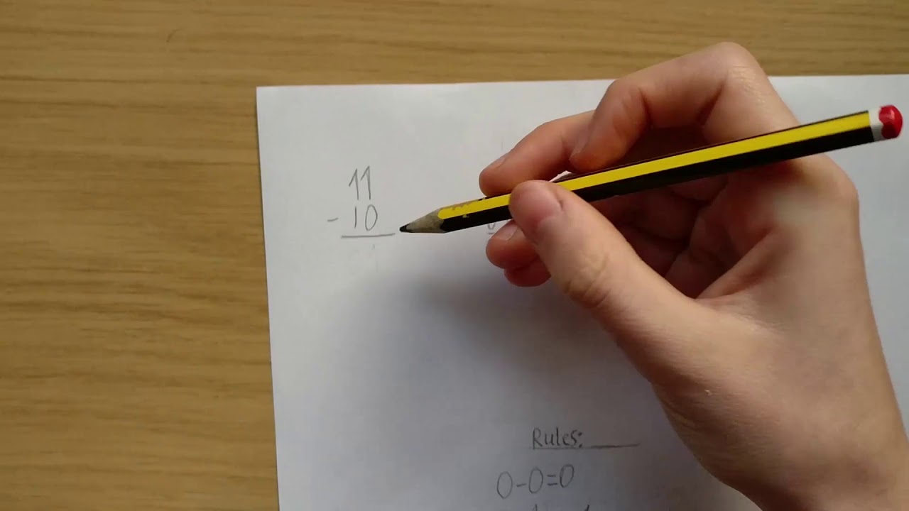 How To Calculate Binary Addition And Subtraction YouTube How To Calculate Binary Addition And Subtraction YouTube