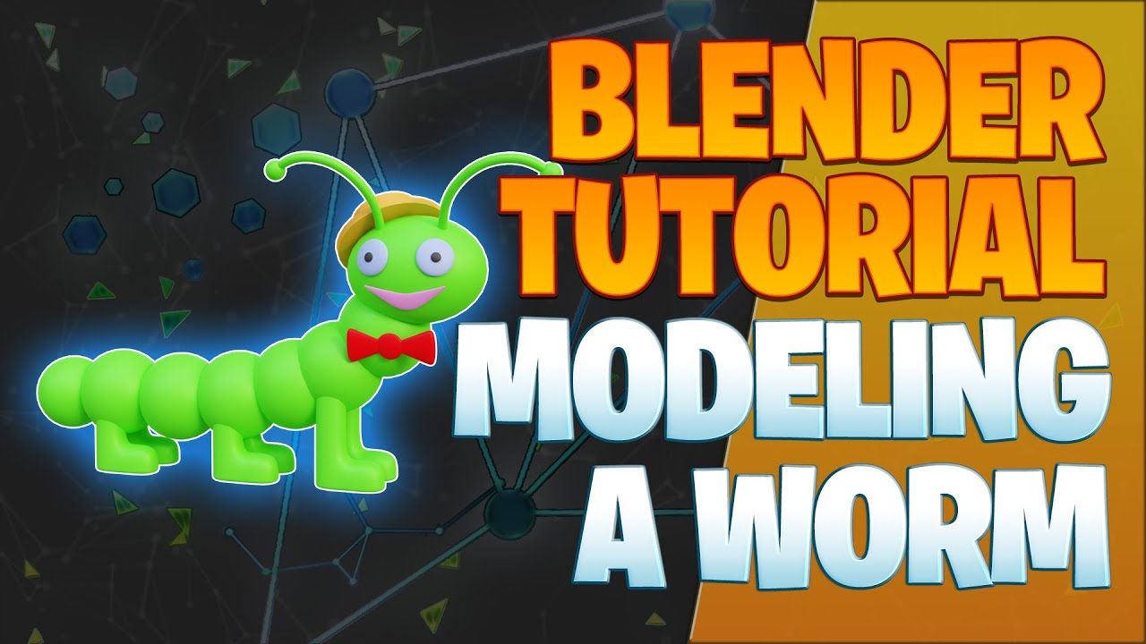 Modeling a worm - Blender Tutorial - YouTube