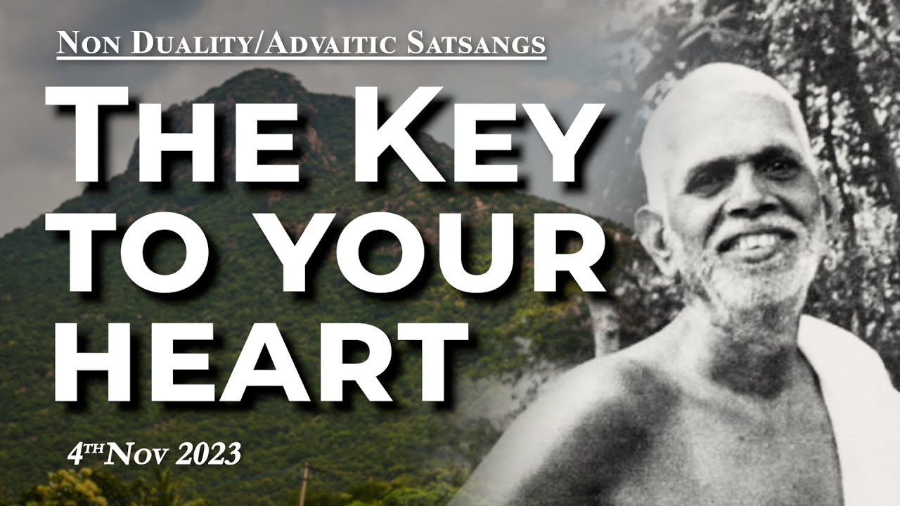 611. Bhagavan Ramana Satsang - The key to your heart! - YouTube