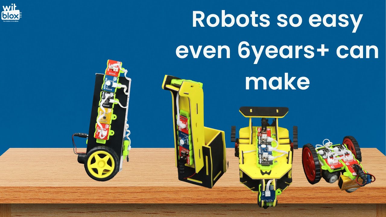 10 Awesome robots for every 6years old & above to try | Robotic Projects by Witblox - YouTube