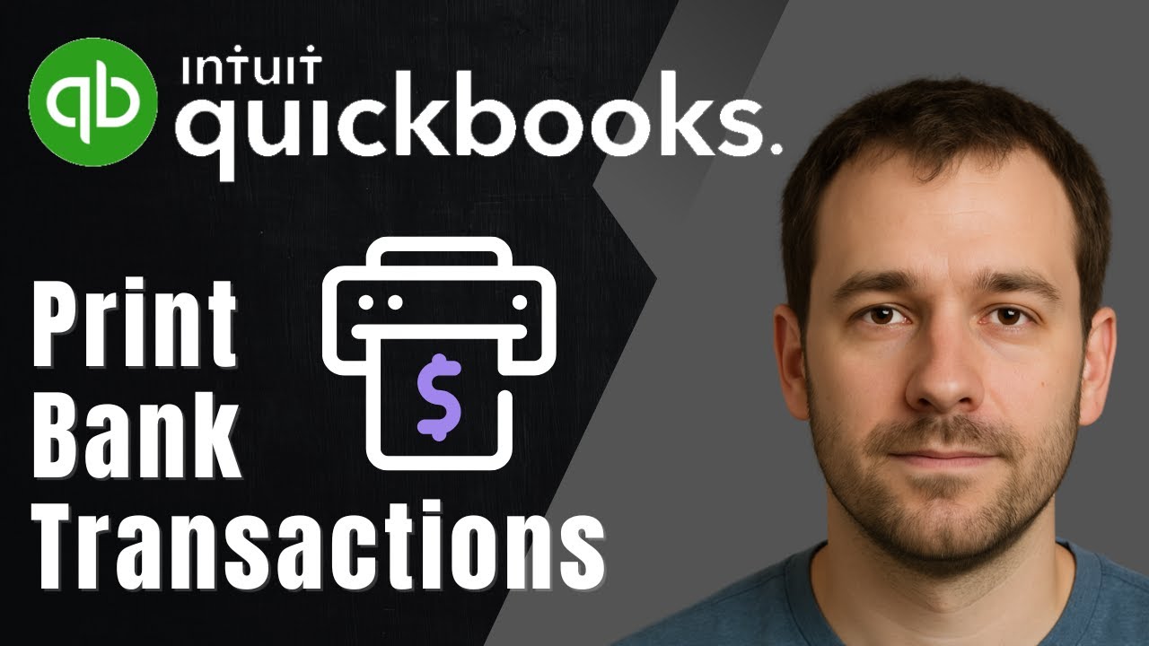 QuickBooks Online: How to Print Bank Transactions List (2025 Banking ...